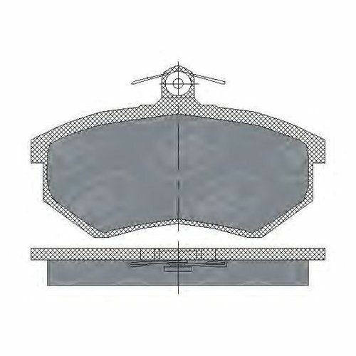 Колодки тормозные Sct SP175