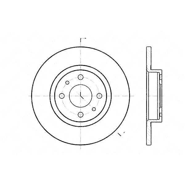 STELLOX 6020-9932-SX (0060808872 / 0764 5055 / 07645055) диск тормозной передний\Alfa romeo (Альфа ромео)