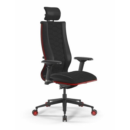 Кресло руководителя Метта Samurai B2-44D - UMF(SY271)+Infinity /Krm44/Wrm44/D04P/H17rmL-3D(M26. B11. G24. W28), Черный