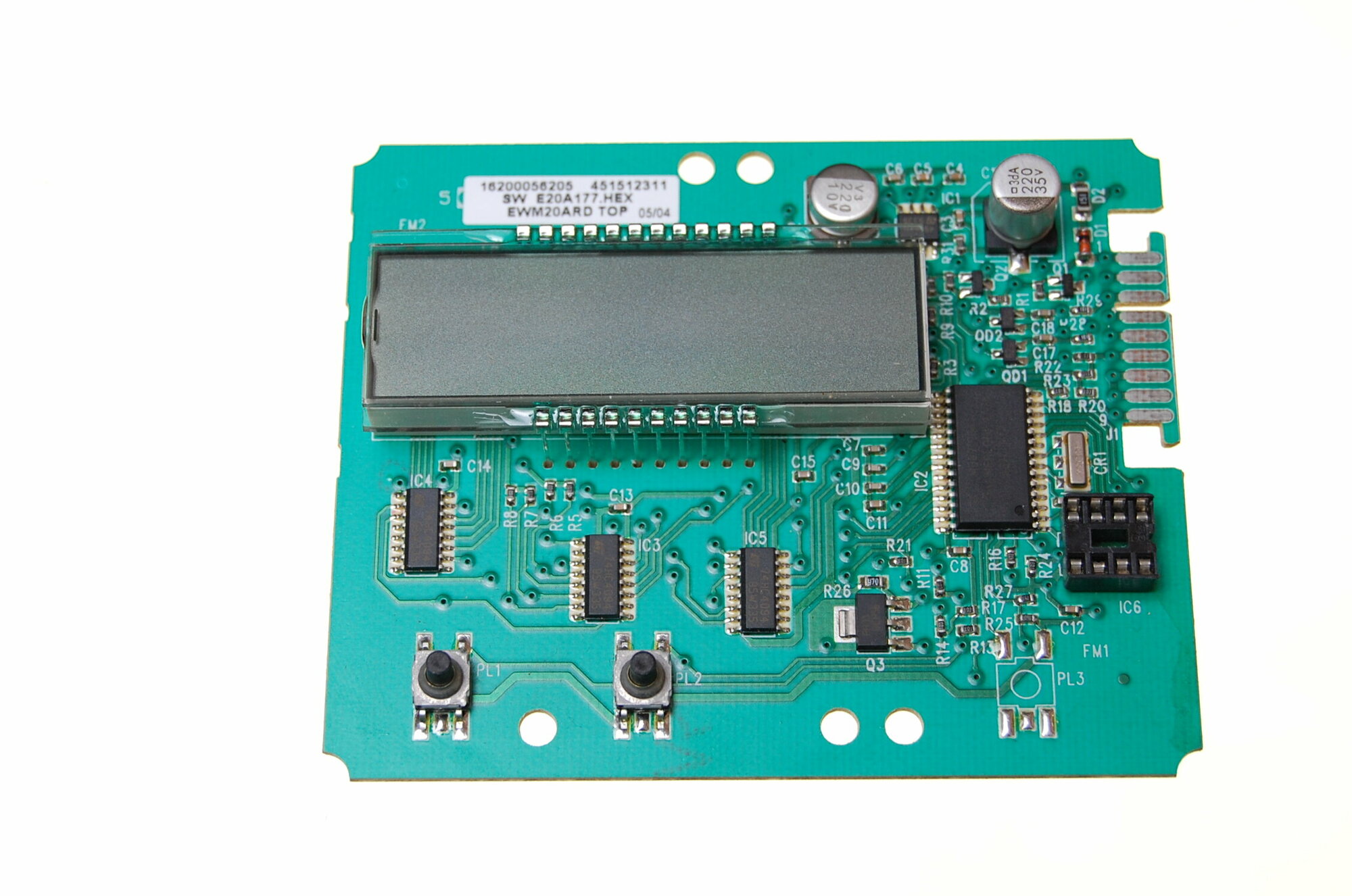 Электронный модуль (дисплей) стиральной машины Ariston