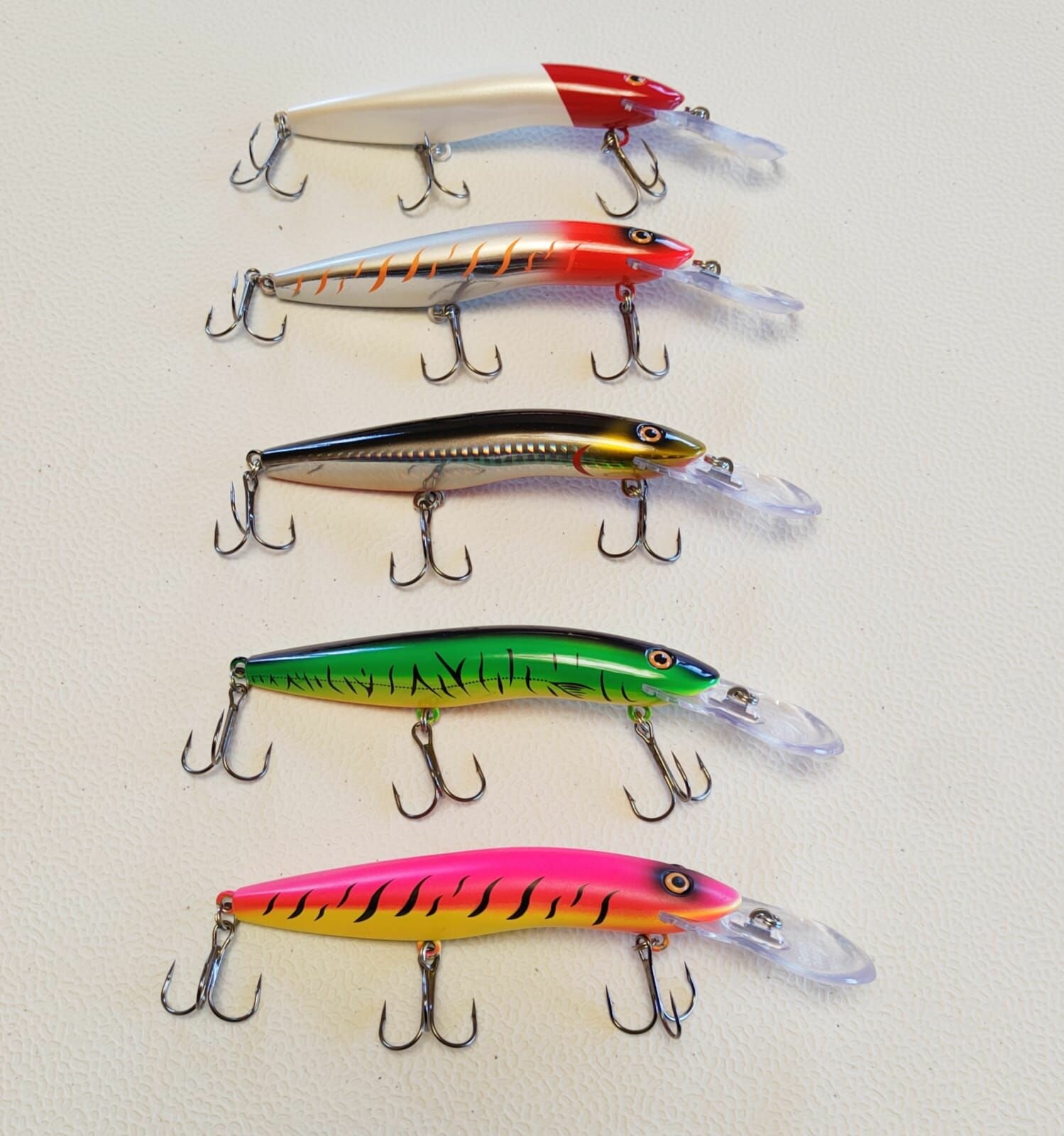 Набор воблеров для троллинга HALCO (Grows Culture)125мм, 22 гр, заглубление 8+ м, 5 шт.