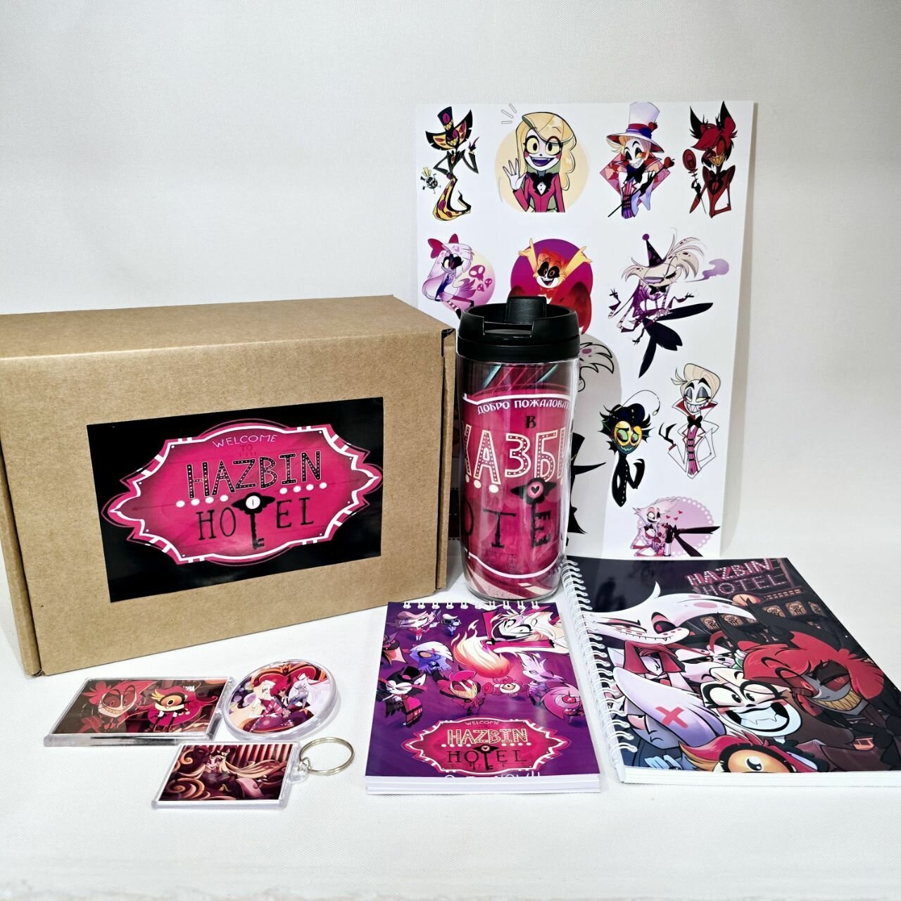 Подарочный бокс-Б4 "Отель Хазбин", Hazbin Hotel