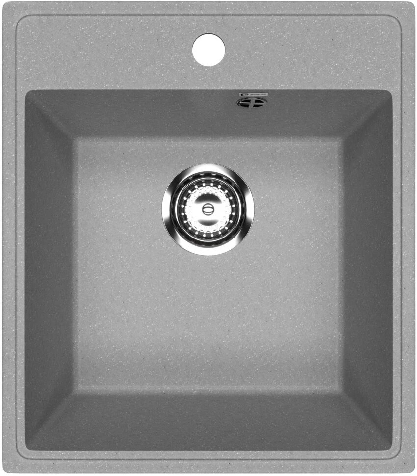 Кухонная мойка Practik PR-M-425-003 42,5x48,5 см, светло-серый