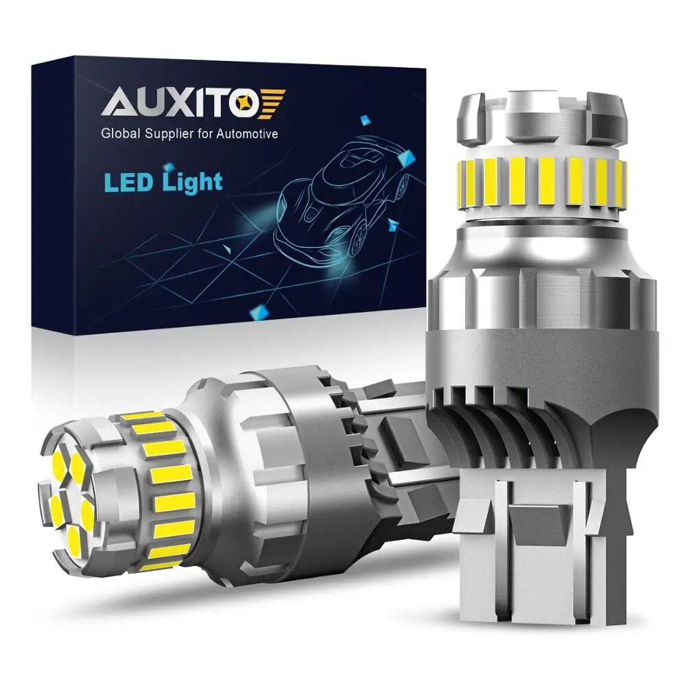 AUXITO 2x 7443 7444 T20 W21/5W Светодиодный светильник для Lada Kalina Granta 7440 W21W WY21W T20