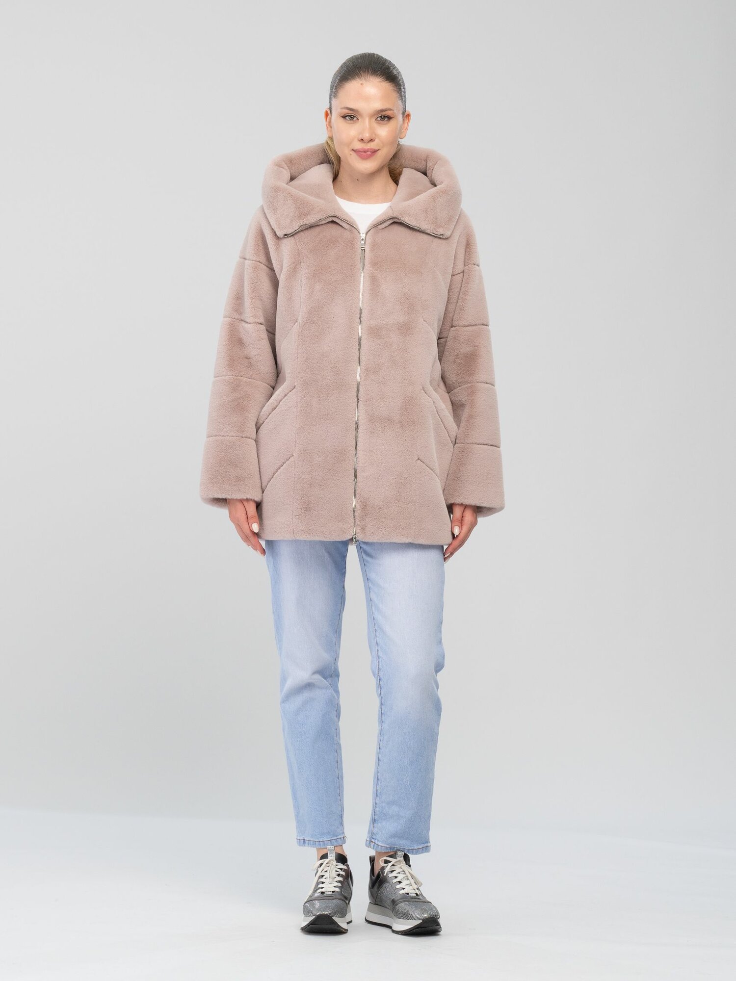 Шуба чебурашка