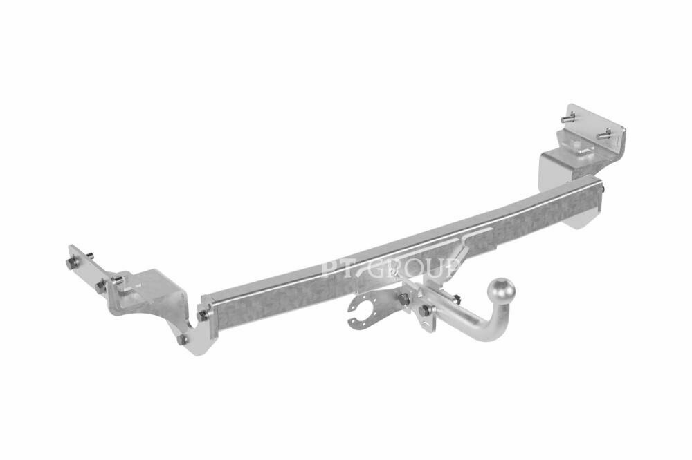 Фаркоп (ТСУ) оцинкованный на Хендай Солярис 2010-2017, КИА Рио 3 седан 2011-2017, КИА Рио 3 хэтчбек, тип А