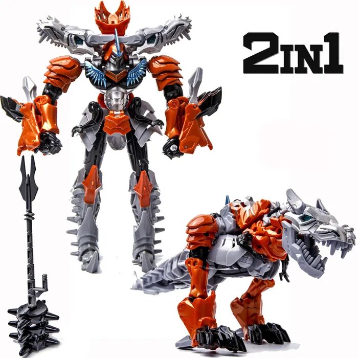 Фигурка BAZUMI Динозавр Гримлок трансформер