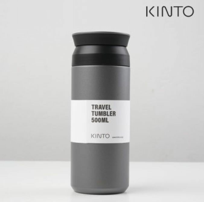 Термос Kinto travel , серый — фото 1