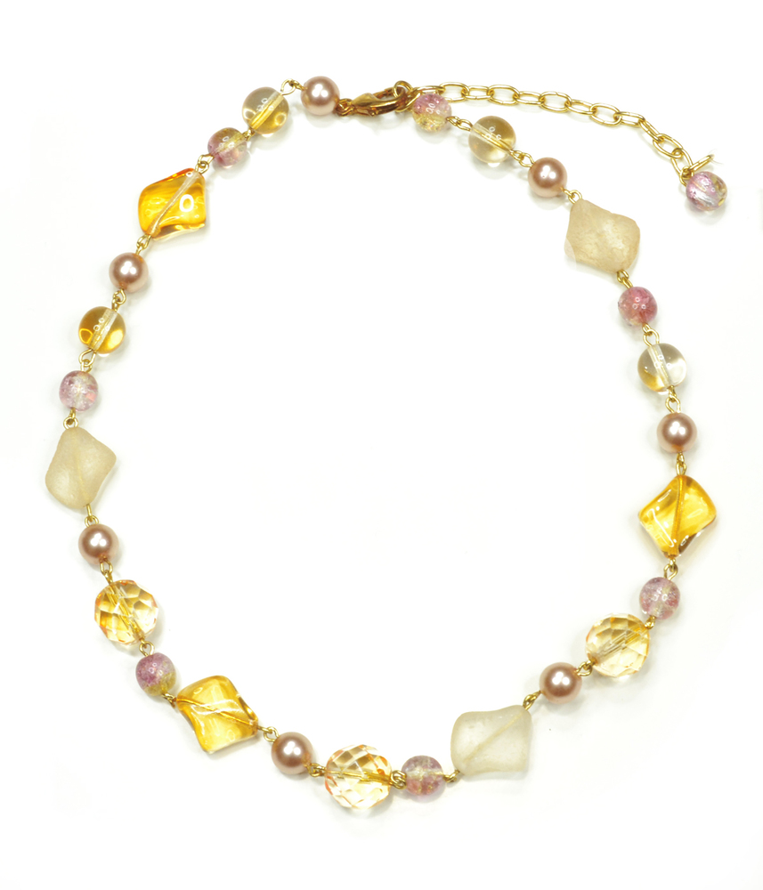 Бусы, хрусталь