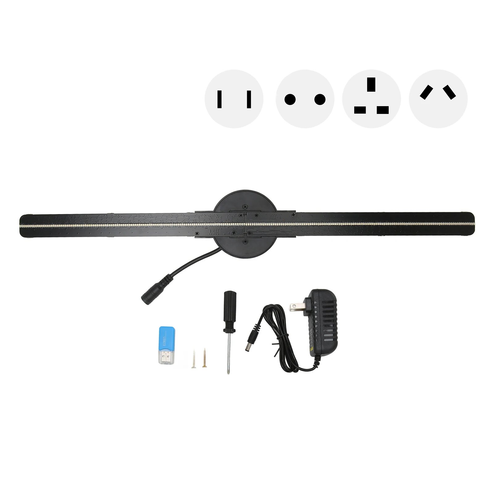 Fdit 3D-голограммный вентилятор 16,5 дюймов для рекламы