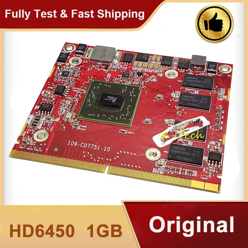 Видеокарта HD5650 HD5650M 215-0757056 GDDR3 1 ГБ для TouchSmart 610 полностью протестирована