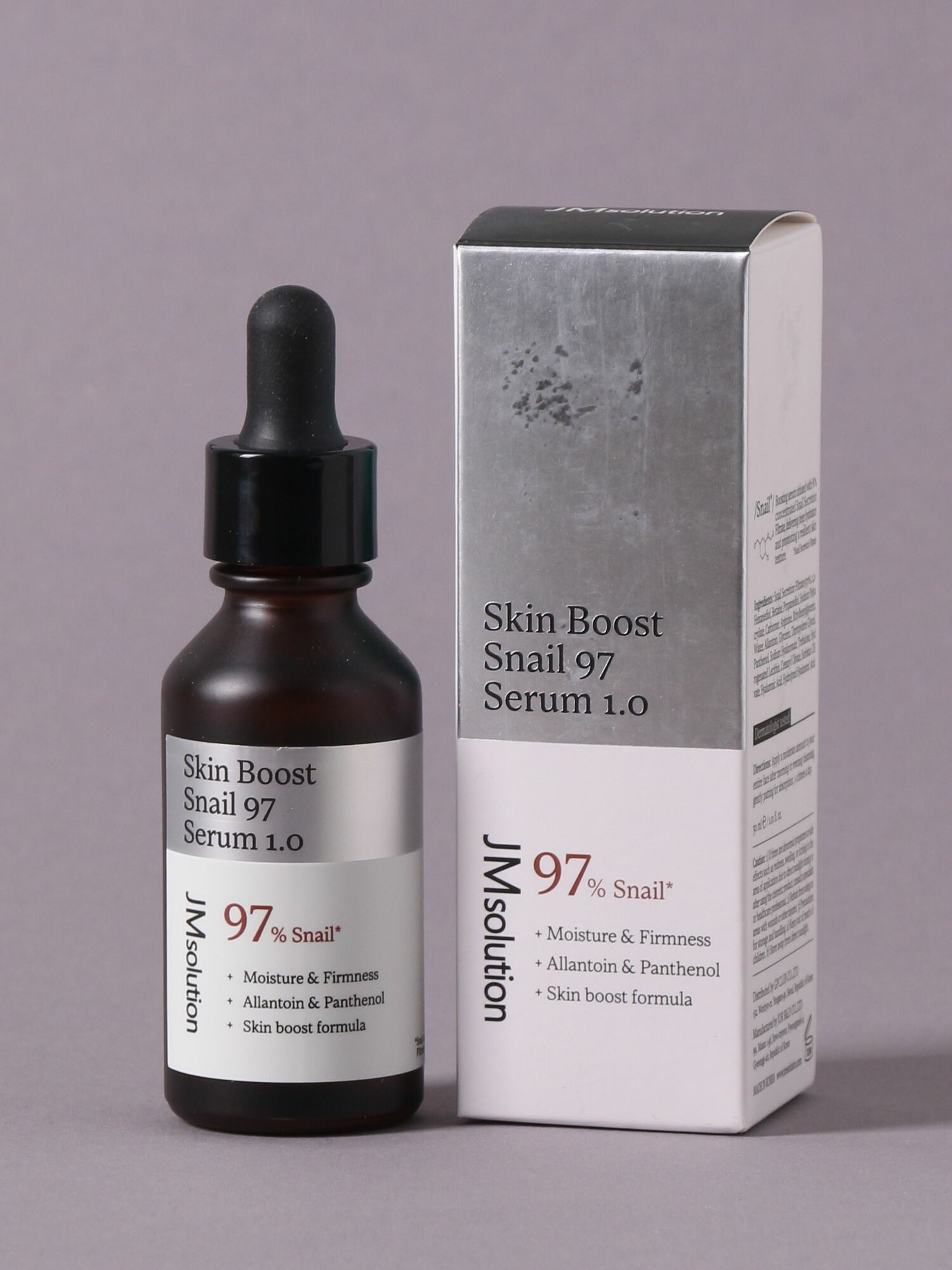 JMsolution Сыворотка омолаживающая с муцином улитки 30мл Skin Boost Snail 97 Serum 1.0