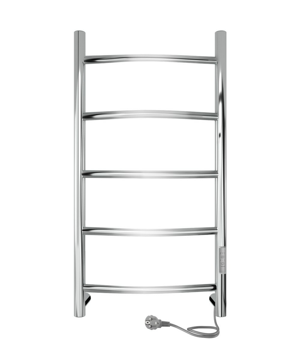 Полотенцесушитель электрический 700х300 INDIGO Arc Lux (LCALE70-30Rt) универсальное подключение