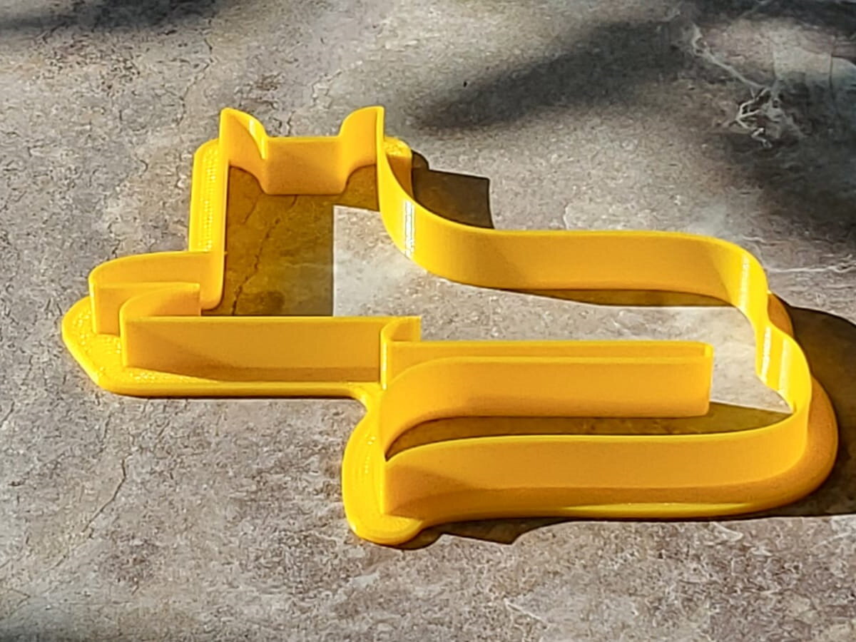 Форма для печенья/пряников "Лисенок" (Желтый)