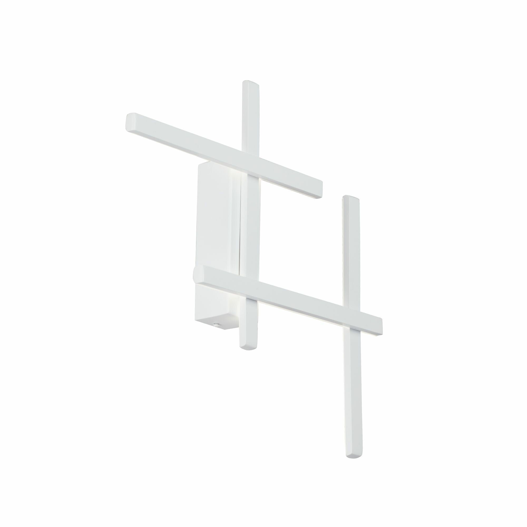 Настенный светодиодный светильник Vitaluce V3043-0/4A, LED 22Вт, 3900-4200К, 1650лм, 65м2, цвет белый матовый. %Распродажа!%
