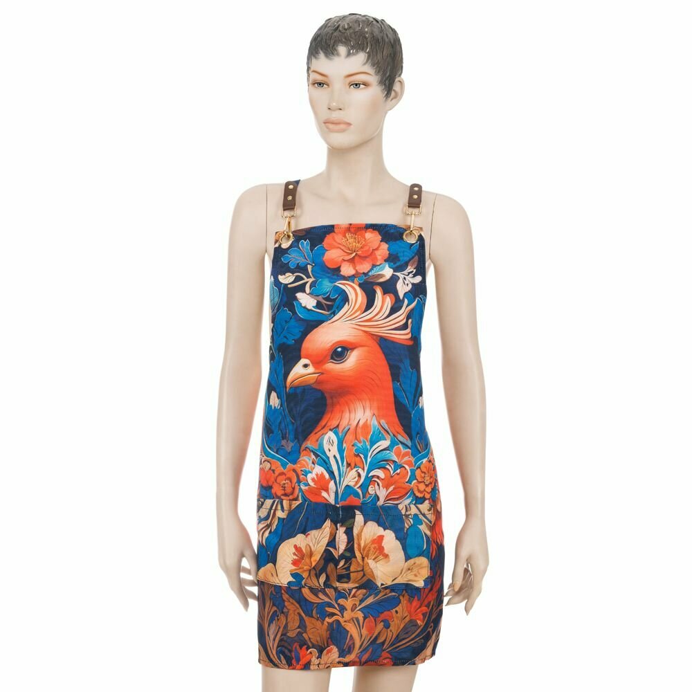 Фартук Dewal парикмахерский для мастера "Русские сказки" 78х69 см RUS08