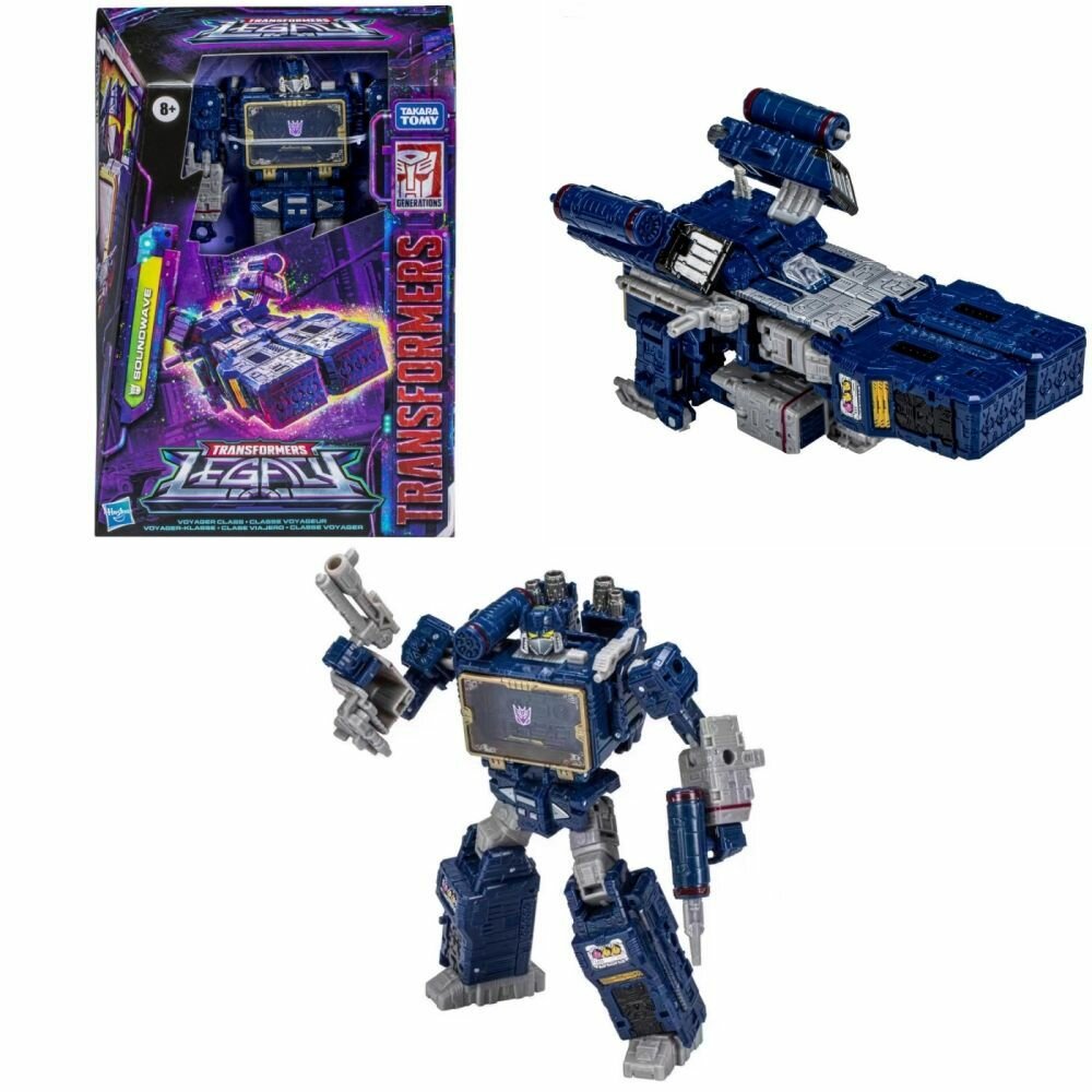 Hasbro Игрушки-трансформеры Generations Legacy Voyager Soundwave 7-дюймовые F3517
