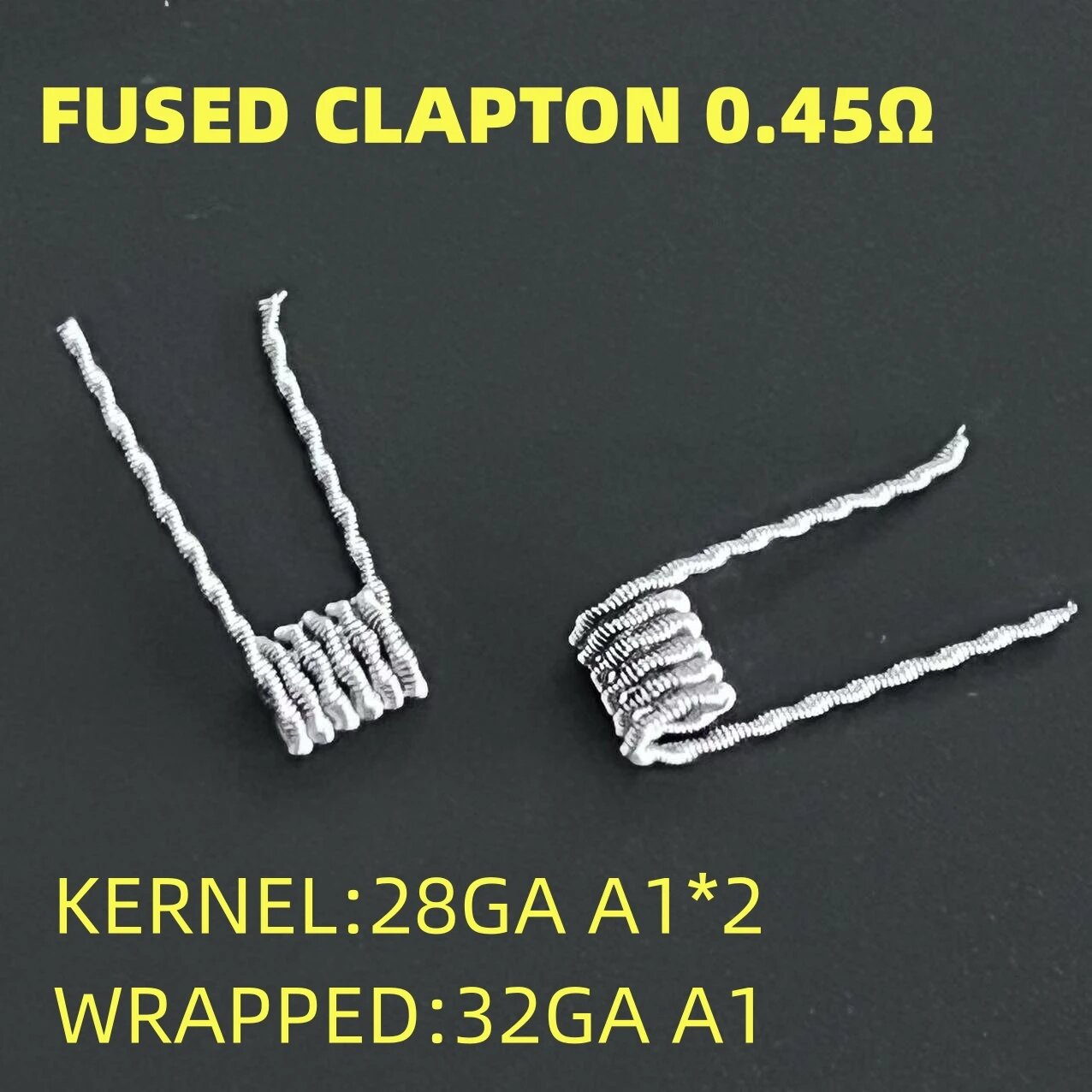 Плавленые спиральные пружины CLAPTON 3,0 мм 10pcs, 3.0-FUSED 2CORE-0.45