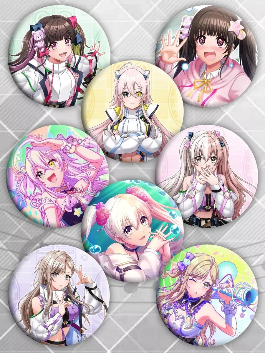 Значки D4DJ/ UniChrd