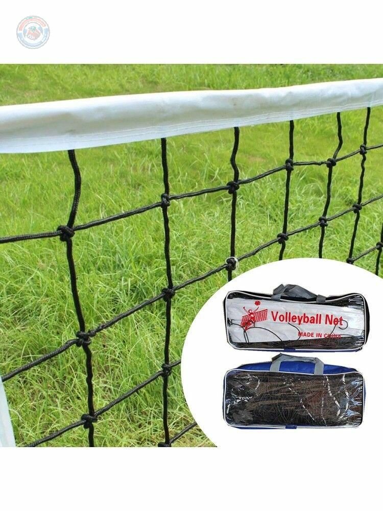 Волейбольная сетка для игры в помещении и на улице прочная, устойчивая, с армированной стальной проволокой
