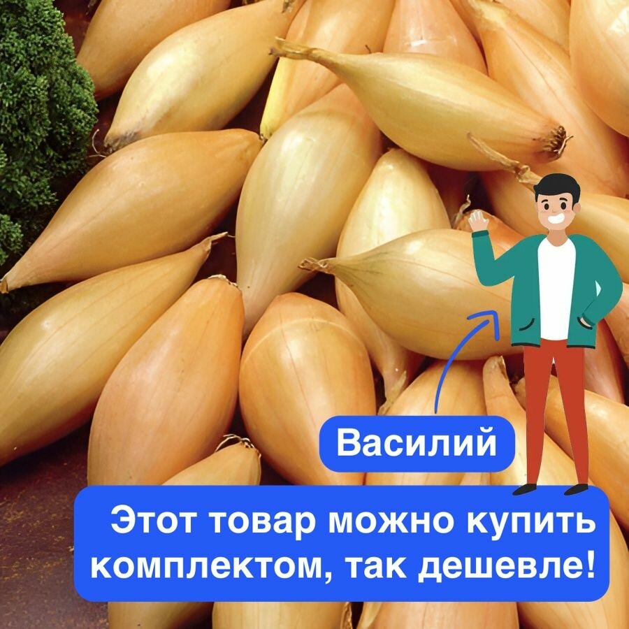 Лук-шалот жёлтый 14/35 0.5 кг