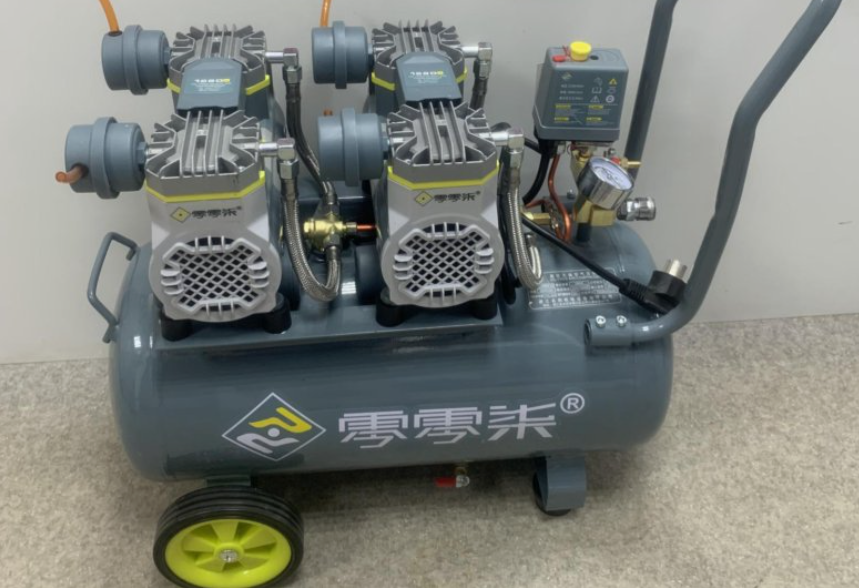 Компрессор автомобильный воздушный безмасляный 50л 220в электрический