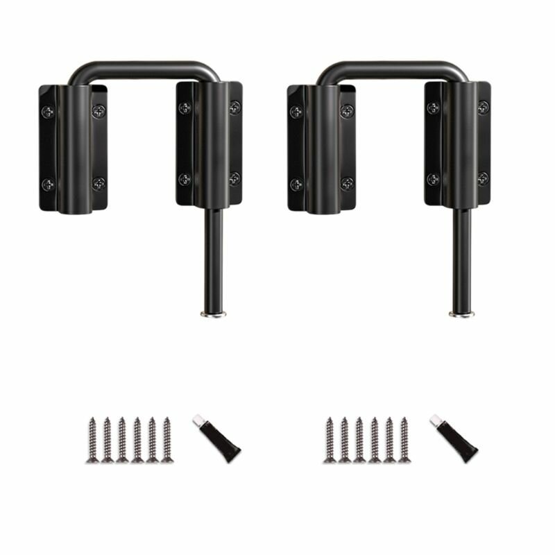 2 комплекта дверных болтов с регулируемой ножкой из утолщенного алюминиевого сплава, болты для позиционирования мебельных дверей-черный