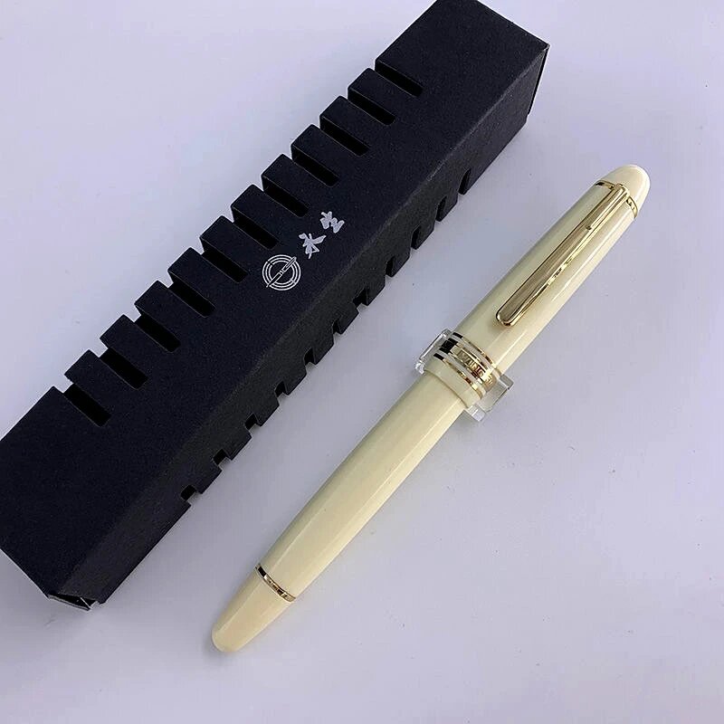 Wingsung 628 перьевая ручка из смолы цвета слоновой кости EF 0.38mm, 2