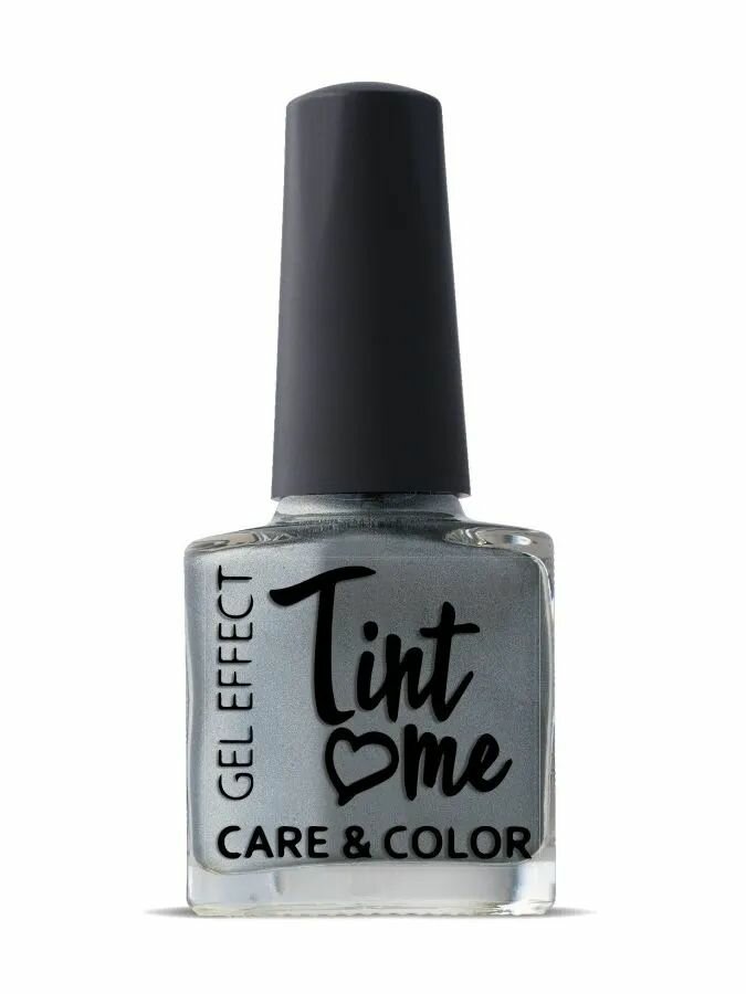 Tint me Лак для ногтей, Gel, тон 88 темно-серая призма, 10 мл
