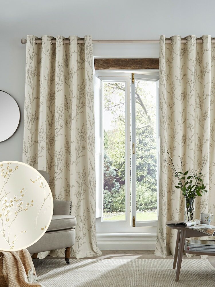 Шторы Laura Ashley Pussy Willow, размер 284х229 см, цвет серый, 439-179_5
