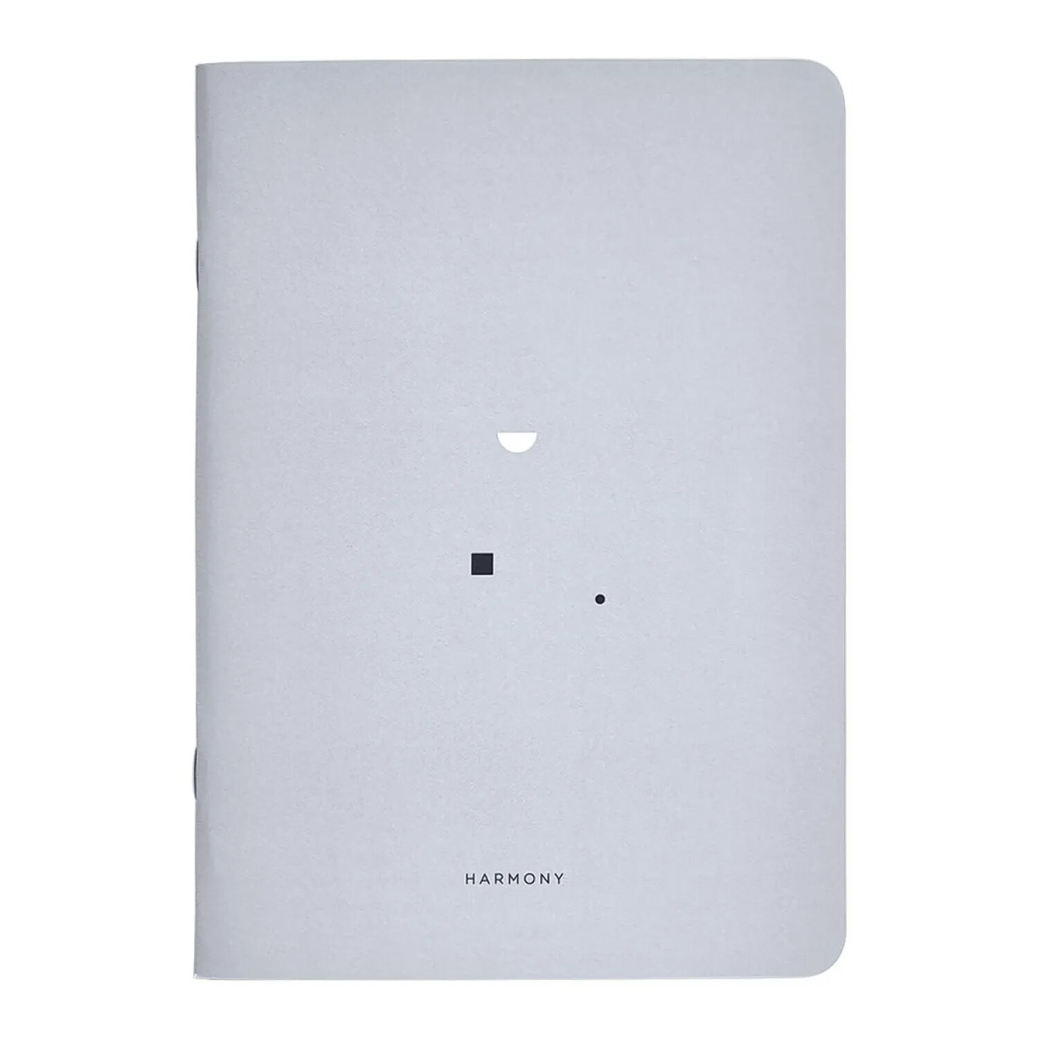 Бизнес-тетрадь А5, 40л. клетка, скрепка, 150х210мм Minimalism серый N2506