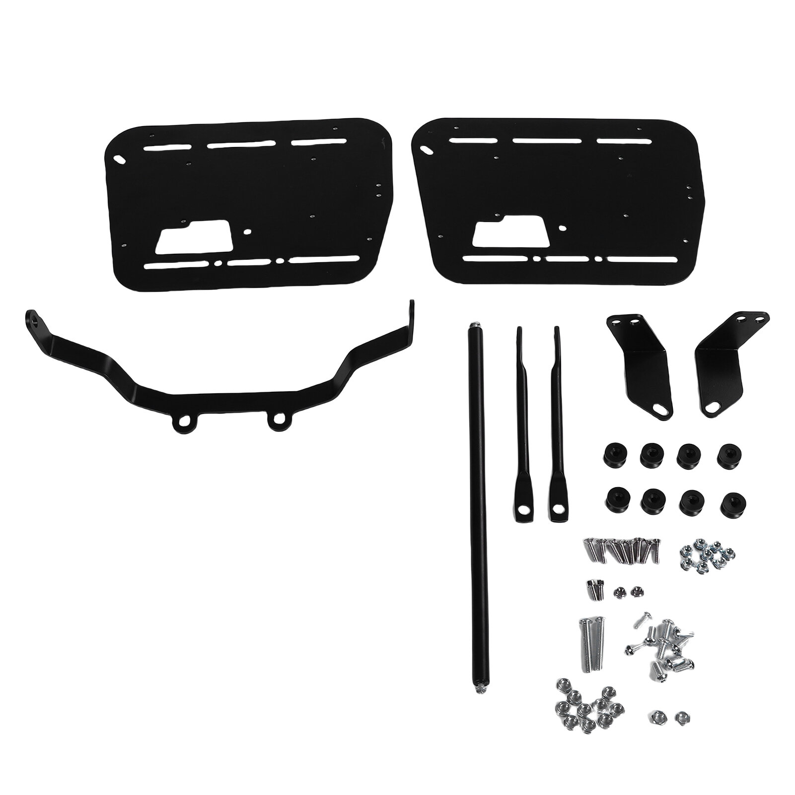 Боковые стойки для мотоцикла из углеродистой стали, кронштейны для седельных сумок, быстрое крепление, для боковых кейсов 18L, 28L, 35L, 38L