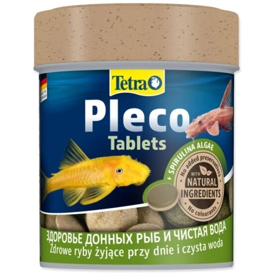 Корм для травоядных донных рыб Tetra Pleco Tablets 120 таблеток
