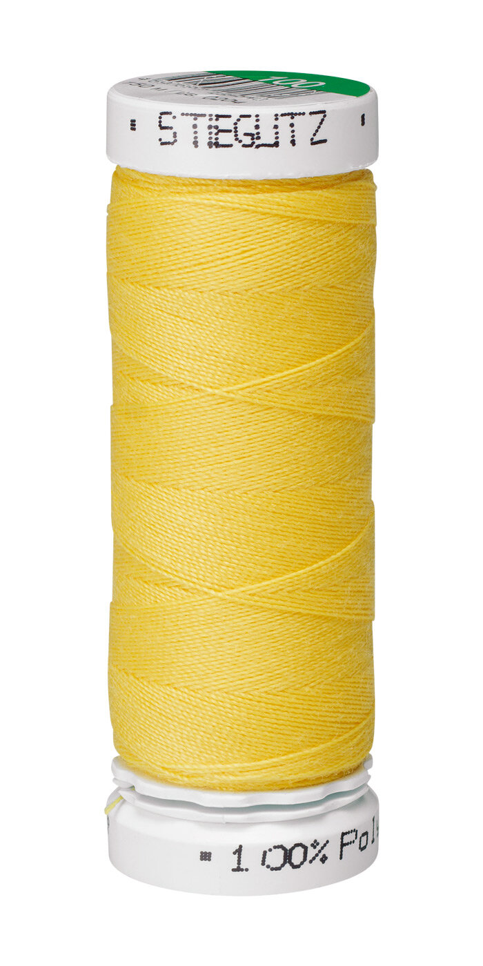 Нитки швейные Stieglitz30 50м, рапсово-желтый (0206)