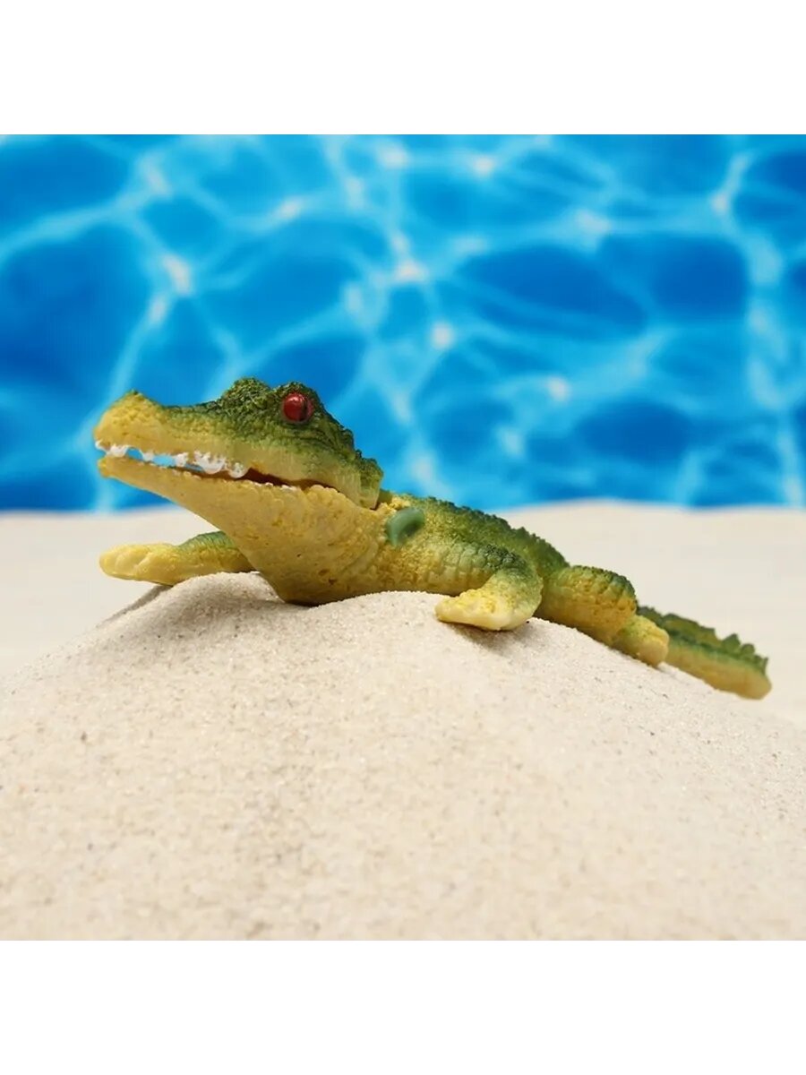 Декоративный крокодил для аквариума