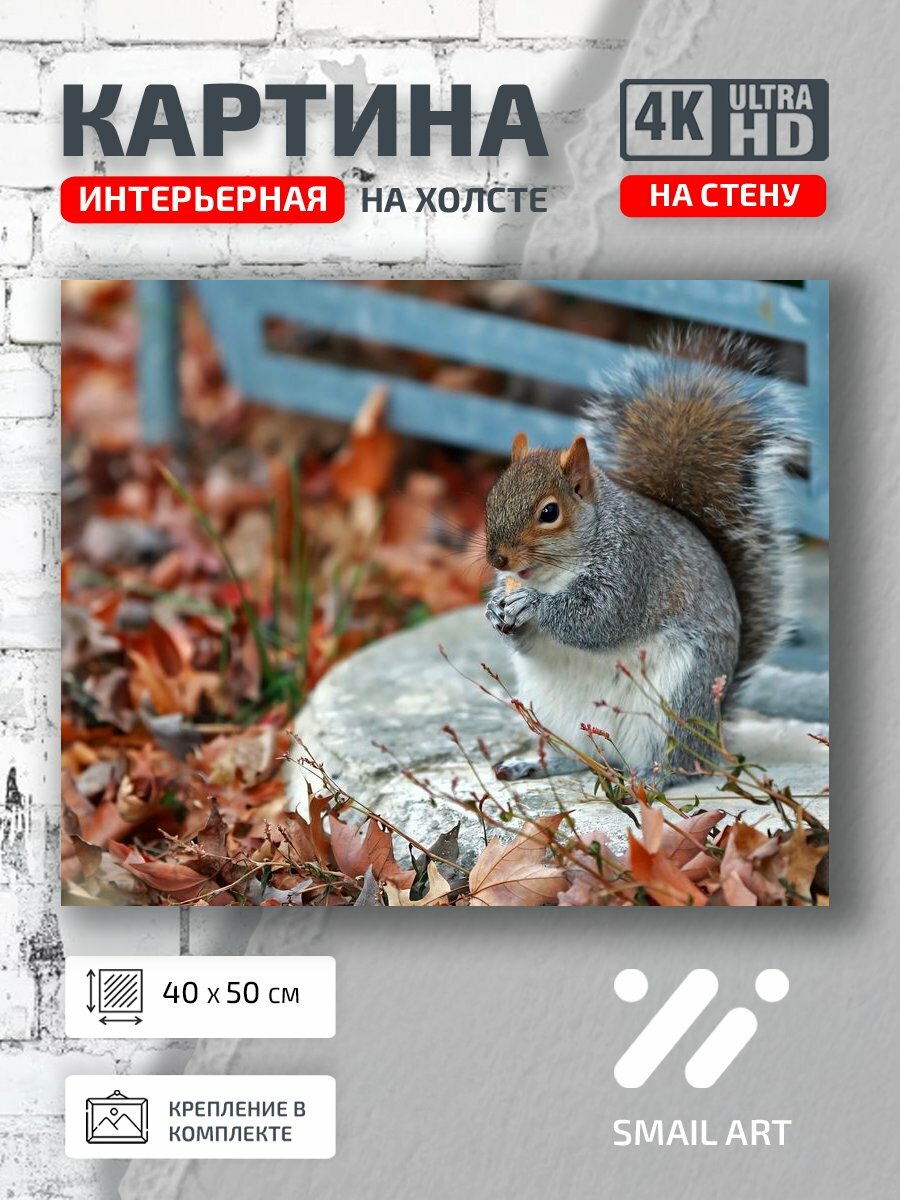 Картина на холсте интерьерная 40 на 50 на стену Осень Mood для кабинета атмосфера интерьер