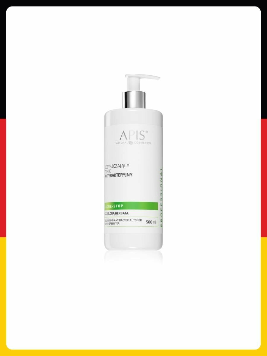 Тоник для ухода за кожей Apis Natural Cosmetics Acne-Stop Home TerApis Soothing Cleansing Tonic for Oily and Problematic Skin, 500 мл