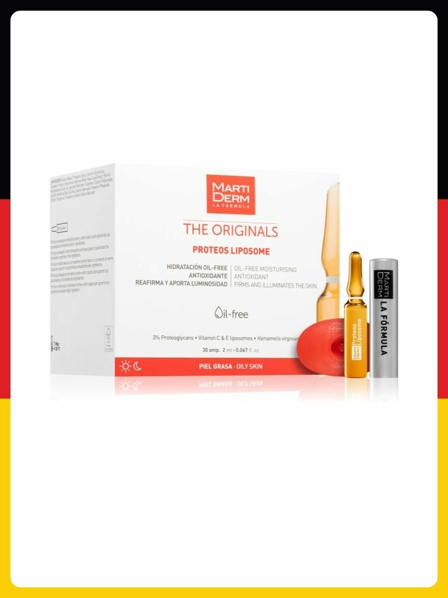Сыворотка для ухода за кожей Martiderm The Originals Proteos Liposome Multi-Correction Anti-Aging Care in Ampoules, 30х2 мл