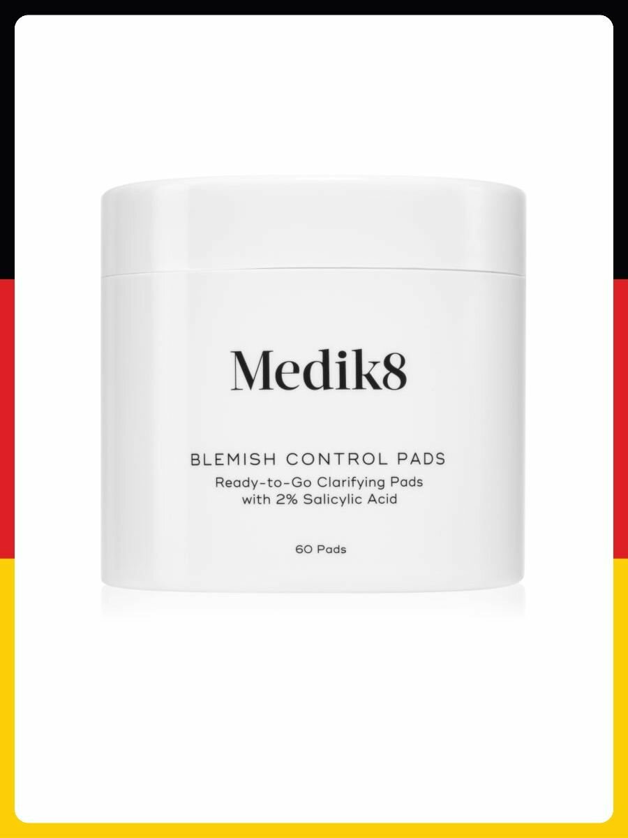 Пэды Medik8 Blemish Control Pads cleansing peeling pads, 60 шт