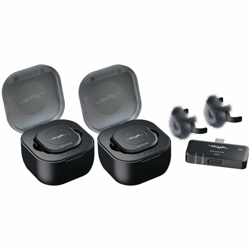 Микрофон Октава комплект 2 шт. черный (ZHUK-2-CH)