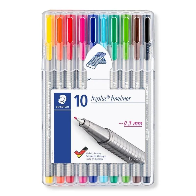STAEDTLER Набор карандашей, вид карандаша: Акварельный, Цветной, 10 шт.