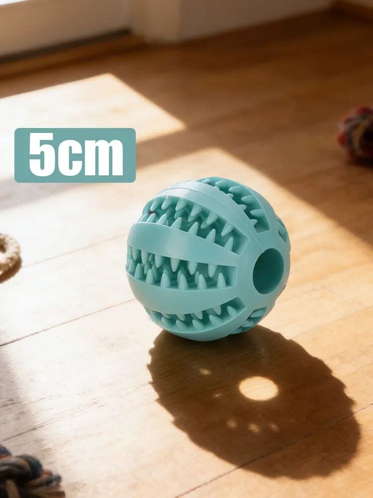 Мячик для собак мелких пород, крупных и средних 6 см мятный, каучуковый мяч для щенков и котят, интерактивная развивающая игрушка для кошек и котов