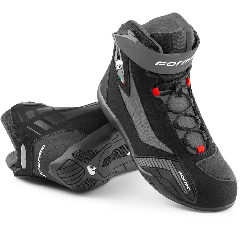 Мотоботы Forma Genesis Black-Grey. 43. Черный-серый