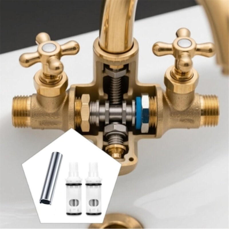 Сменный фильтрующий элемент крана из нержавеющей стали подходит для душевой кабины с двойной ручкой MN1224