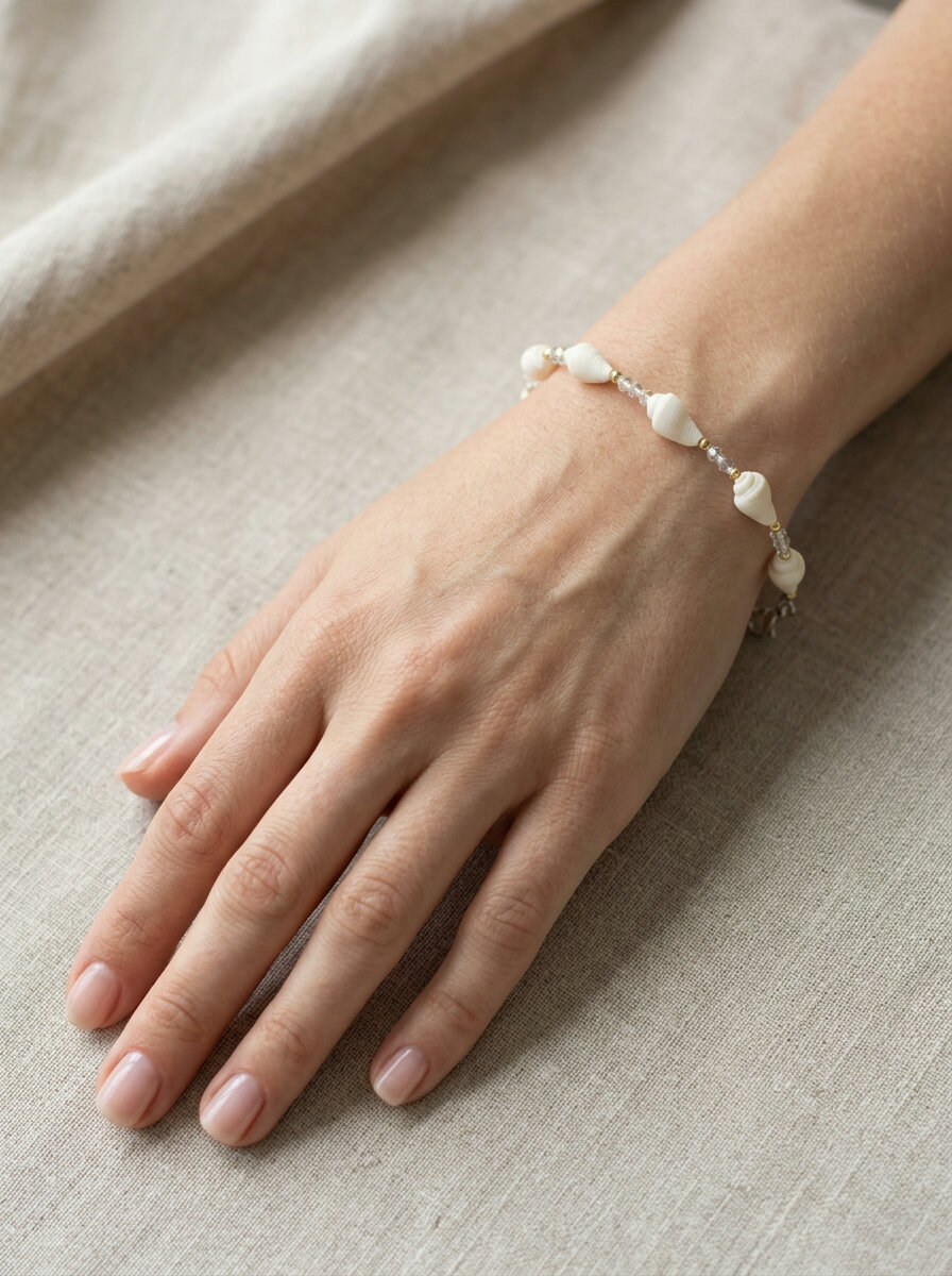 Браслет, ракушка