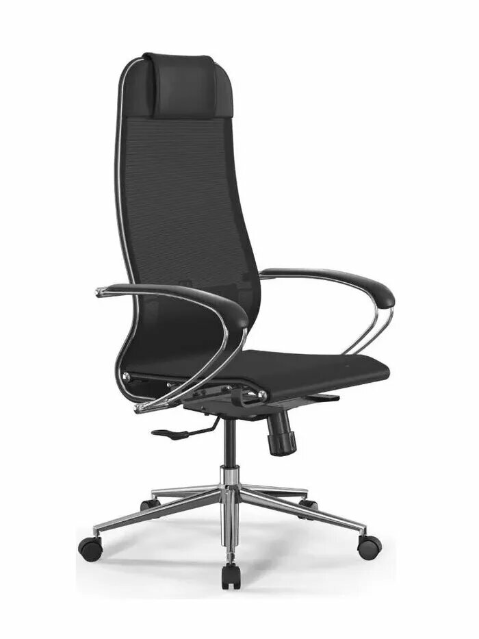 Кресло офисное ErgoLife Set 4 Механизм качания, Газлифт, черный