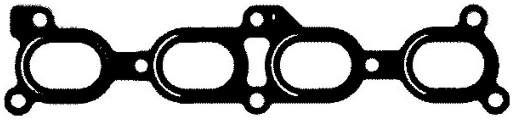 Прокладка выпускной коллектор Elring 166.550 Mazda: ZL01-13-460 Ford Australia Laser Наклонная Задняя Часть (Kq). Ford