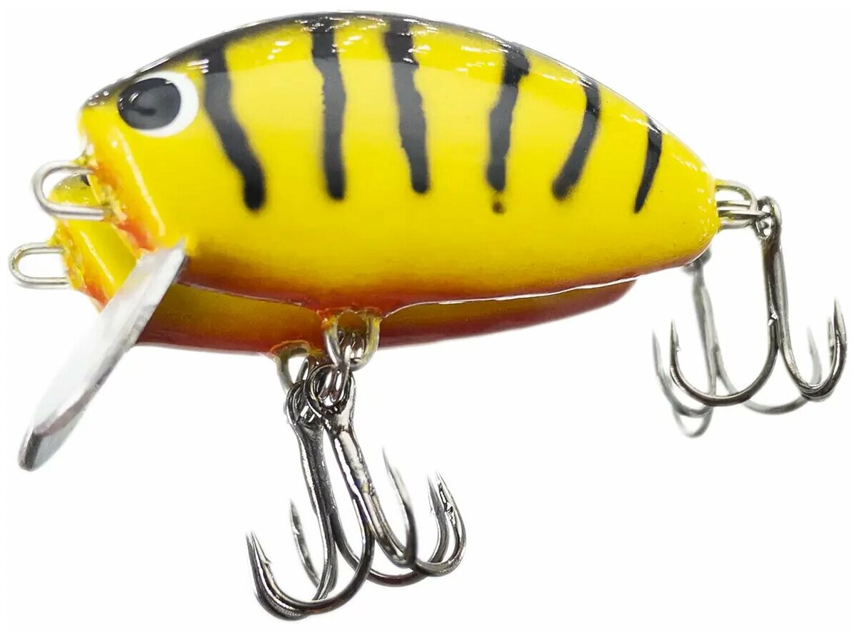 Воблеры для рыбалки Зябликов 40mm-Legend из дерева с металической лопастью 3,3гр. 3,8см