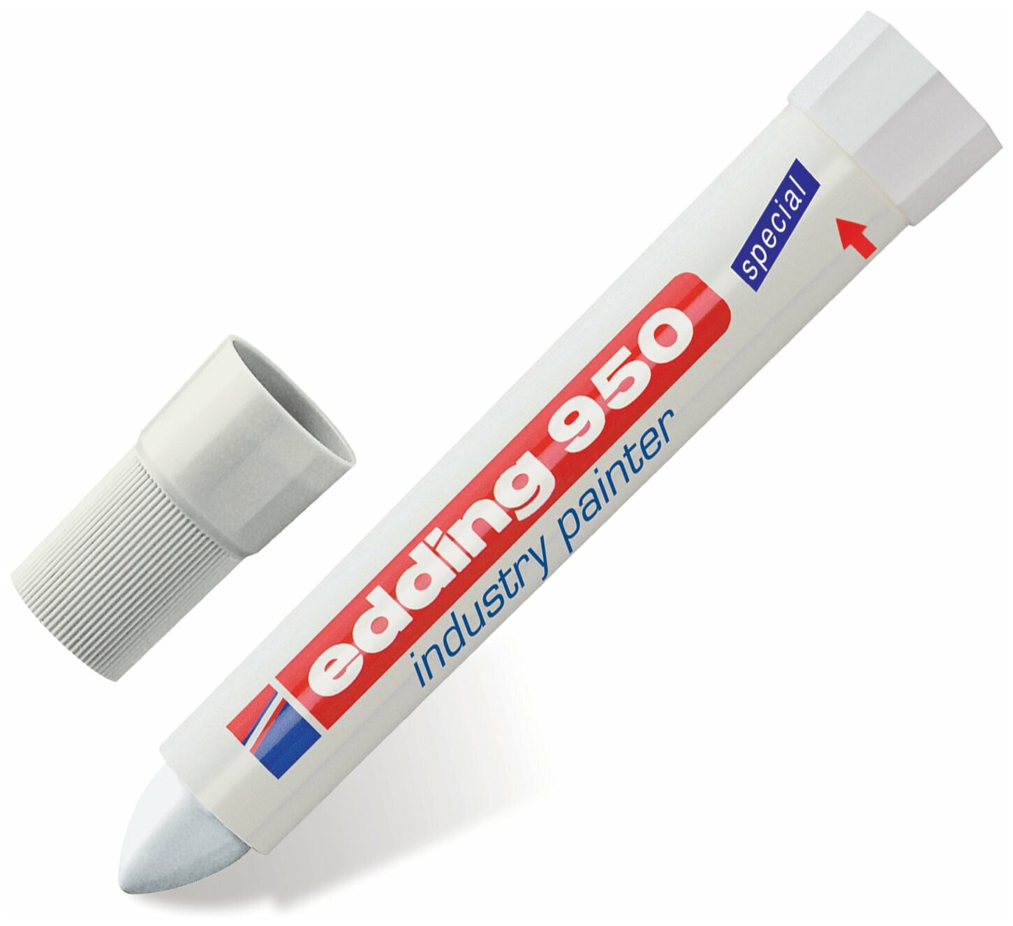 Маркер-паста для промышленной маркировки EDDING "950", белый, 10 мм, E-950/49