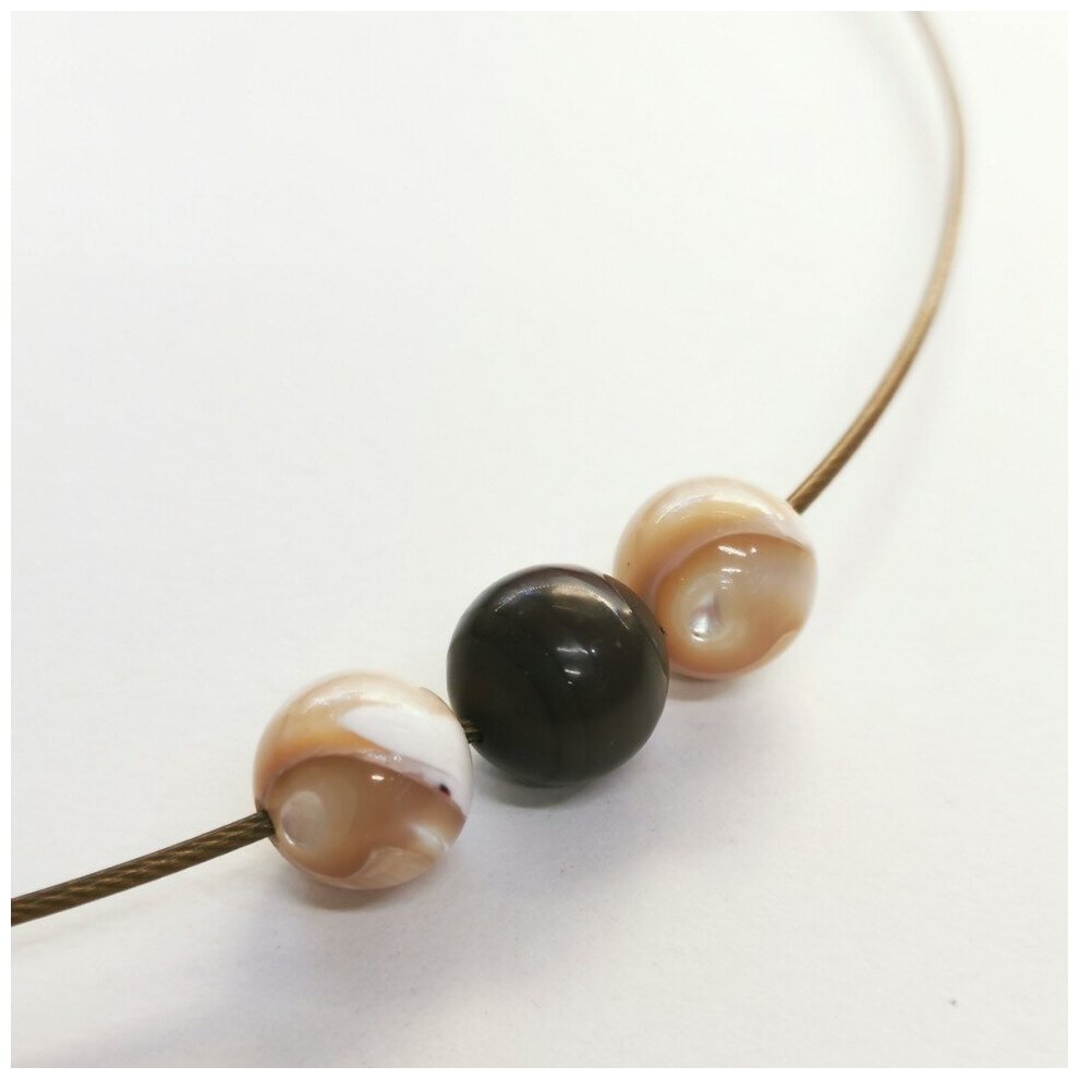 Чокер, перламутр